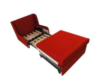 Armless Chair Sofabed With Timber Slats - Sofa Bed Specialists