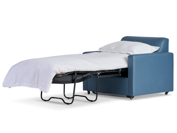 Armless Chair Sofabed With Timber Slats - Sofa Bed Specialists